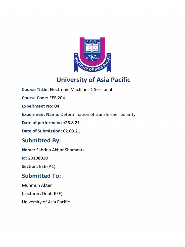 EEE 204 Lab 4 | PDF