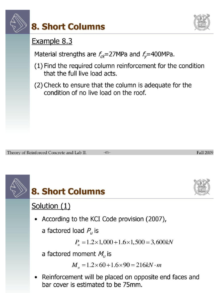 Short Columns Part III | PDF