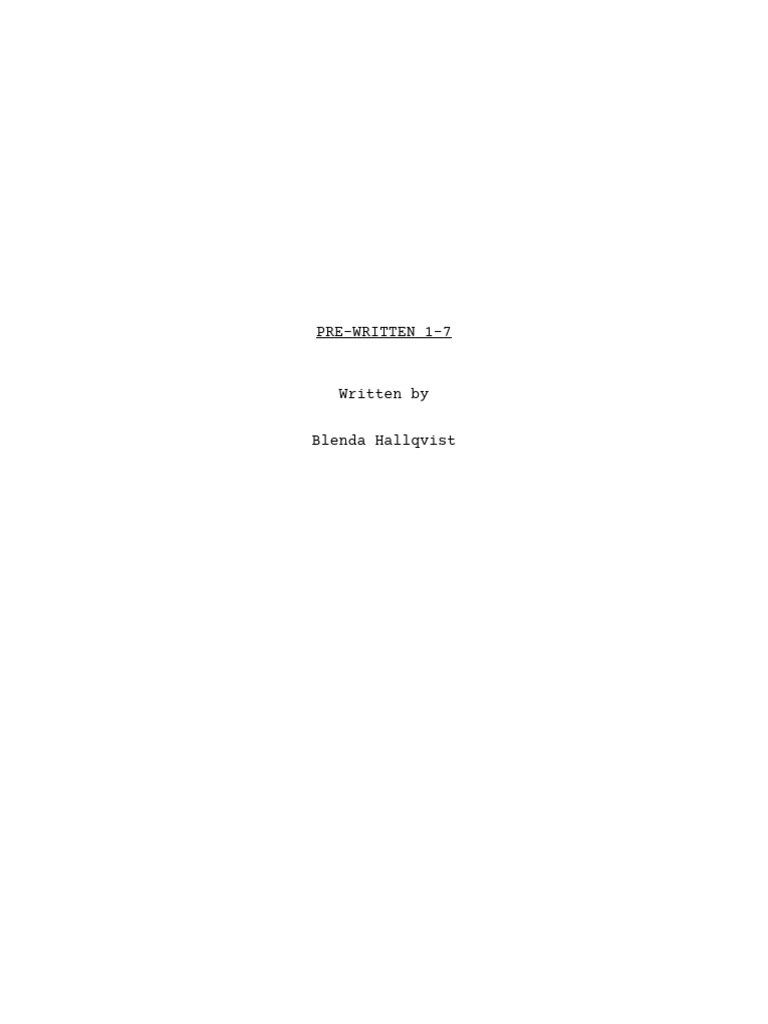 Pre Written - 1 7 | PDF