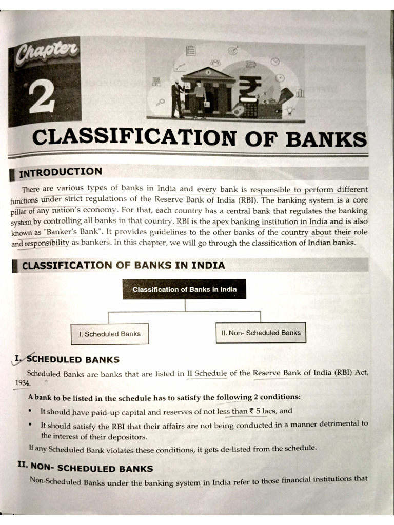 Ch-2 Classification of Bank | PDF