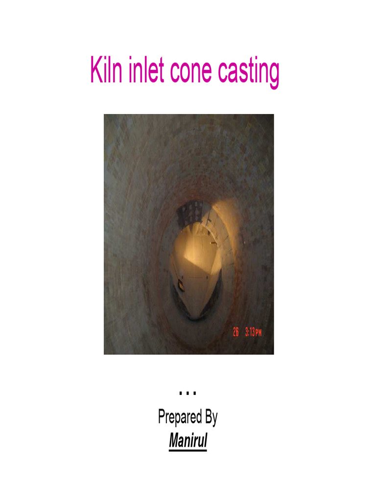 Kiln Inlet Cone Casting Process Guide | PDF | Pipe (Fluid Conveyance ...