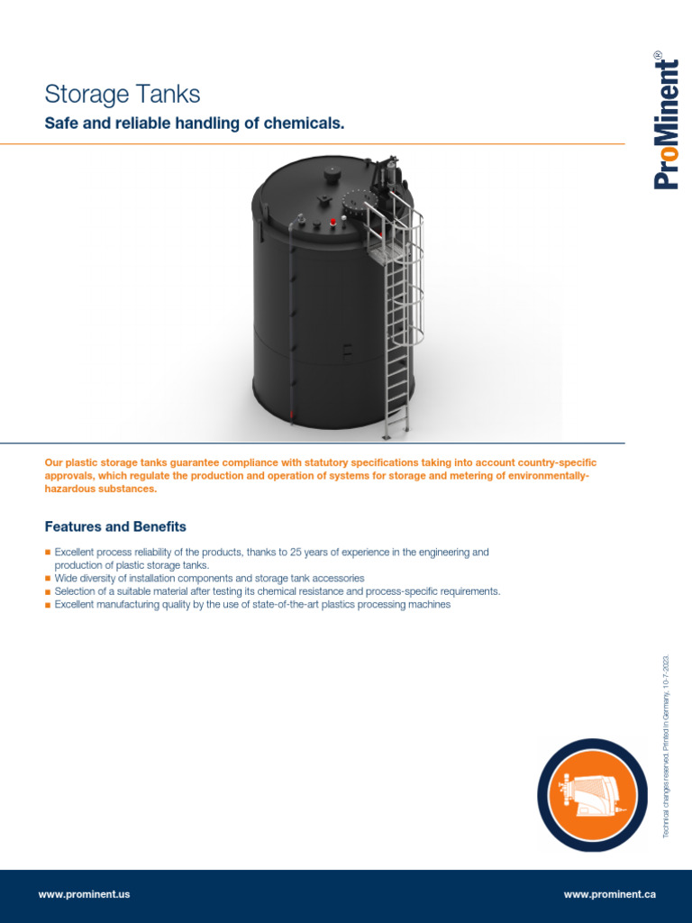 Cut Sheet Storage Tanks en US 1 | PDF
