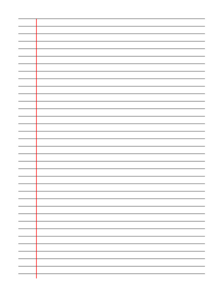Lined Paper | PDF