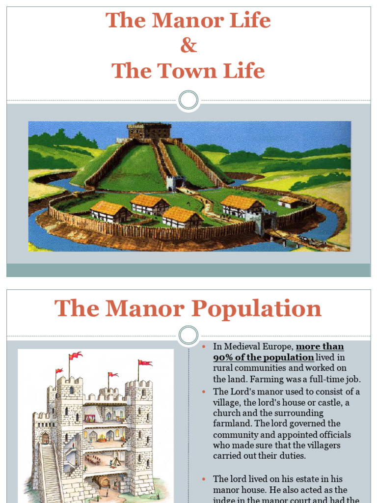 Life in Medieval Manors and Towns | PDF | Guild | Serfdom