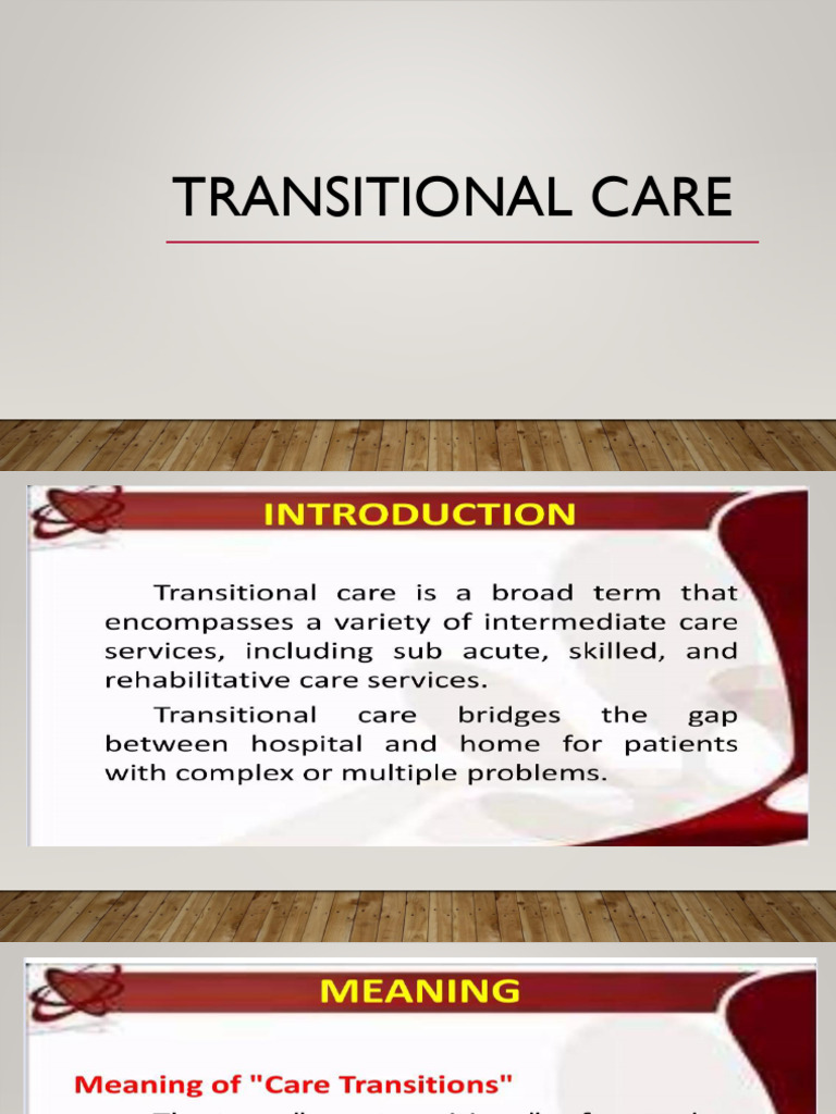 Effective Transitional Care Strategies | PDF