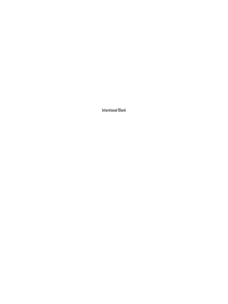 Intentional Blank | PDF