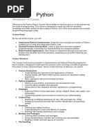 Coddy Python Fundamentals Course | PDF | Control Flow | Python ...