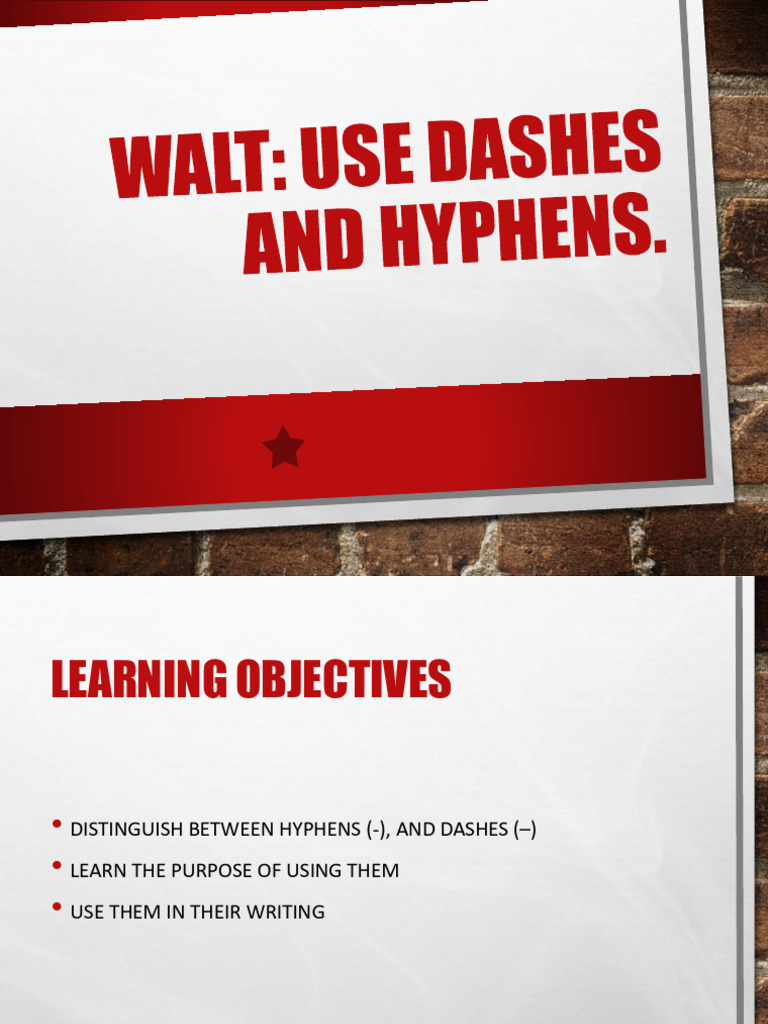 Hyphens and Dashes | PDF | Word | Languages