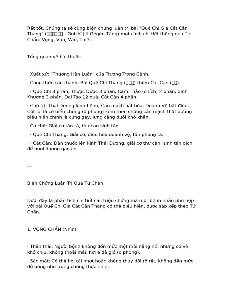 Quế chi gia cát căn thang | PDF
