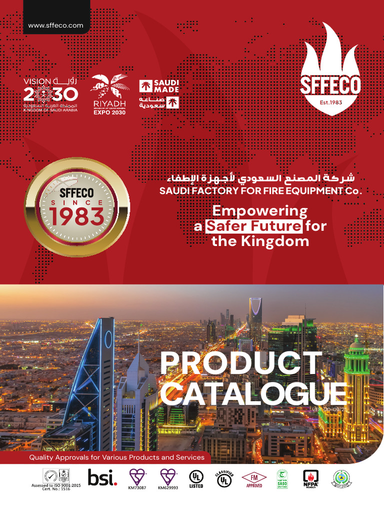 SFFECO Fire Safety Equipment Catalogue | PDF | Pump