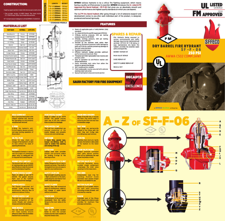Sffeco Ul Fm Hydrant | PDF