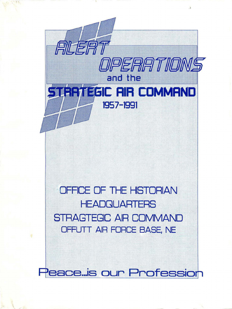 Alert Operations and The Strategic Air Command | PDF | Strategic Air ...