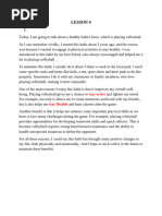 My Favorite Place Sample Essay | PDF