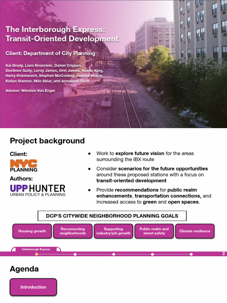 The IBX: Transit oriented development for New York’s future light metro ...