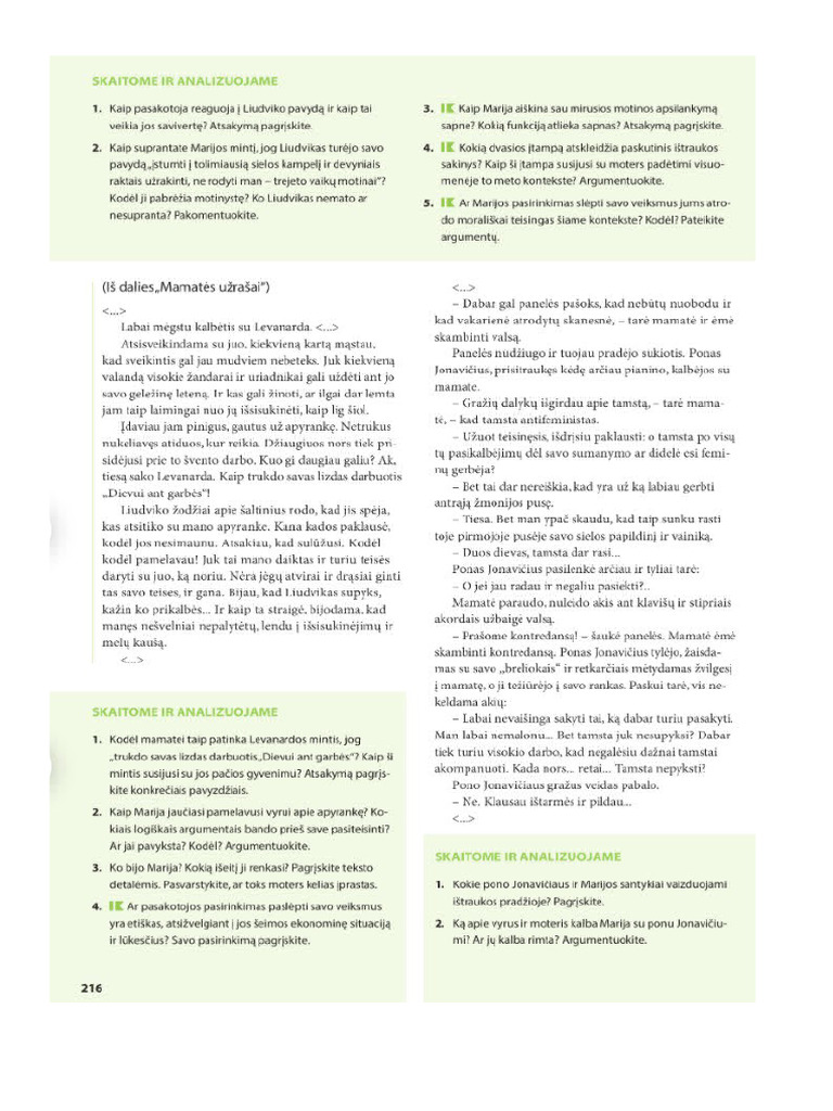 satrijos ragana + | PDF