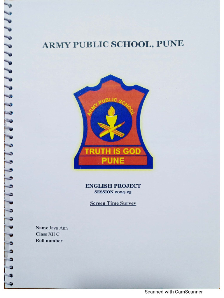 English Project Sample 1 | PDF