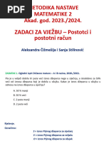 Zadaci Za Vježbu Excel | PDF