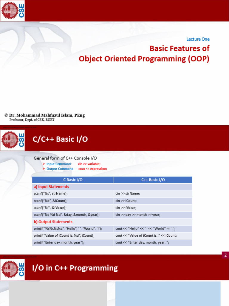 OOP Merged | PDF | Class (Computer Programming) | C++