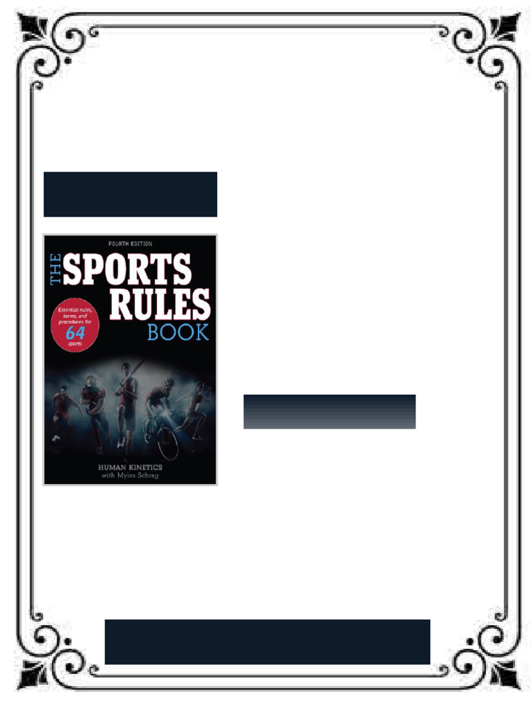 The Sports Rules Book 4th Edition Myles Schrag eBook downloadable view ...