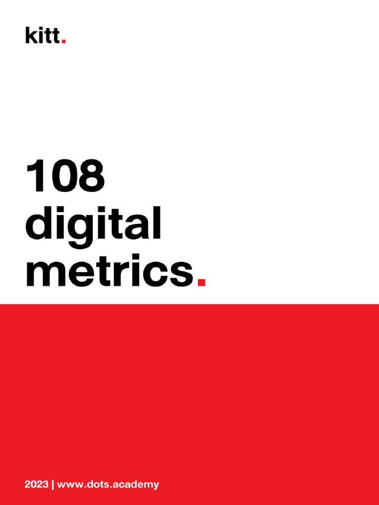 108 Digital Metrics | PDF