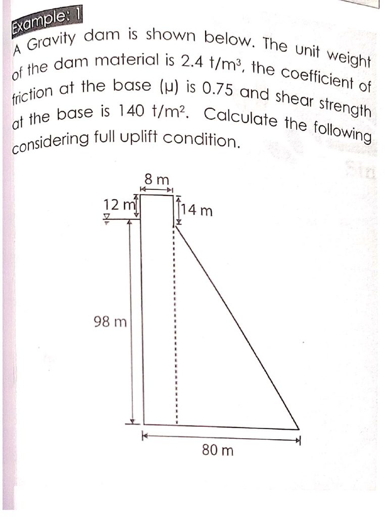 Gravity Dams Problems (1) - 251207 - 141336 | PDF