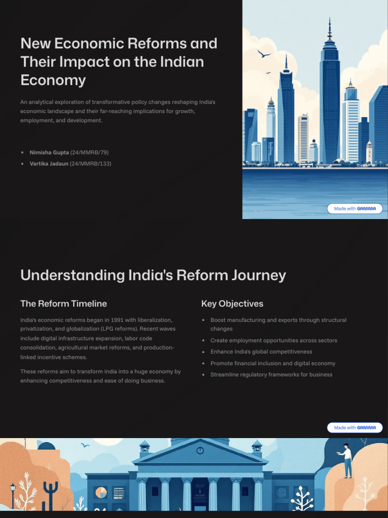 India's Economic Reforms Impact Analysis | PDF | Employment | Foreign ...