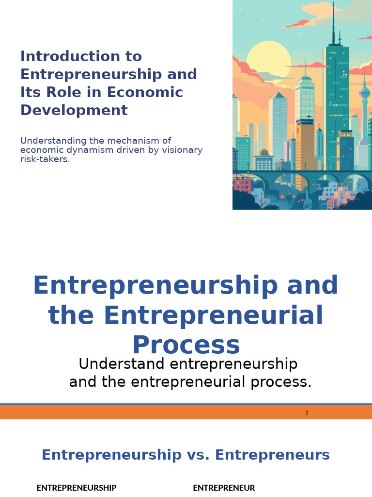 Introduction to Entrepreneurship LECT 1 | PDF | Entrepreneurship | Business