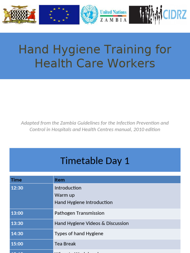 Hand Hygiene Training for Healthcare Workers | PDF | Hand Washing | Hygiene