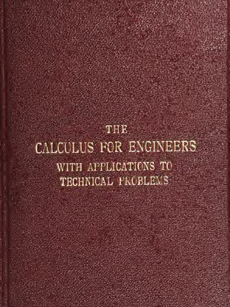 Calculus For Engineers | Download Free PDF | Maxima And Minima ...