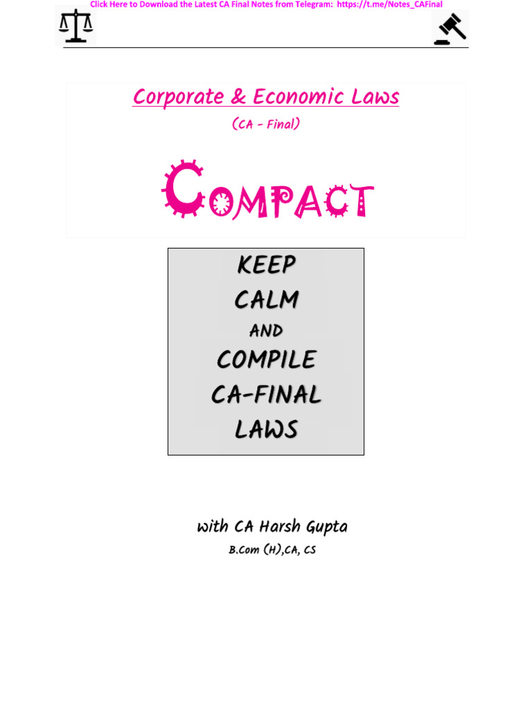 Harsh Gupta Law Compact Notes | PDF