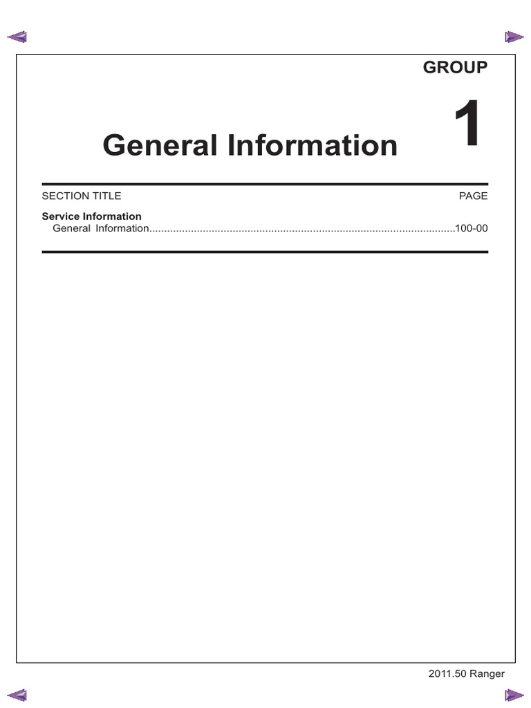 Ford Ranger Wiring Diagrams4 | PDF