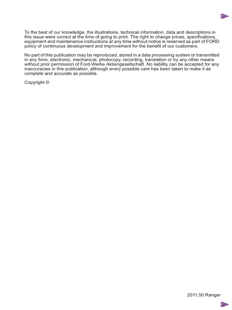 Ford Ranger Wiring Diagrams1 | PDF