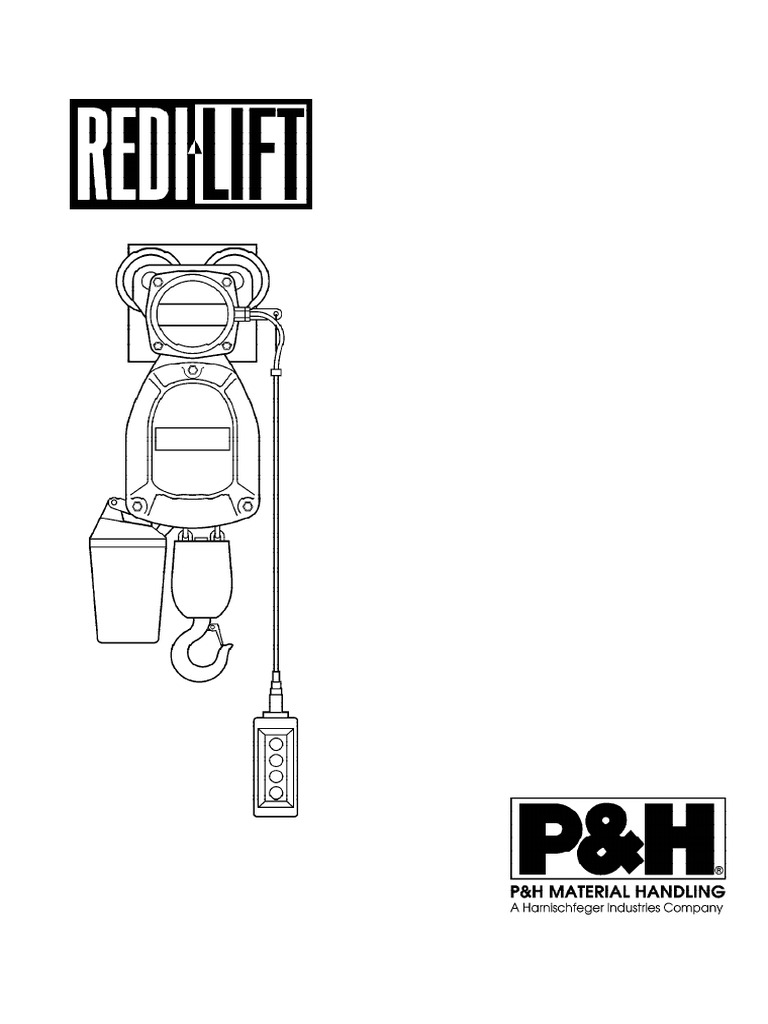 Redi-Lift Electric Chain Hoist Manual | PDF