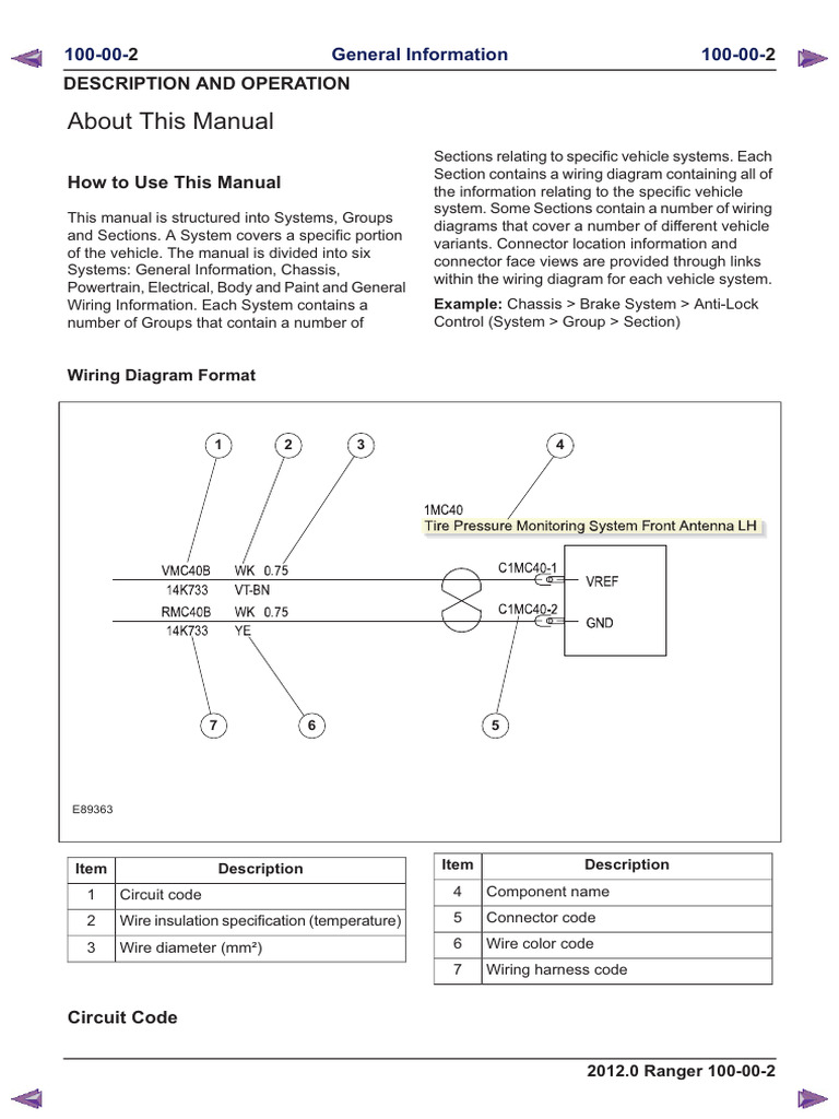 Ford Ranger Wiring Diagrams6 | PDF | Electrical Connector | Electrical ...