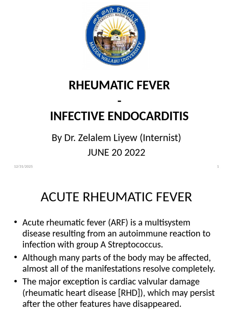 Understanding Acute Rheumatic Fever | PDF | Medical Specialties ...