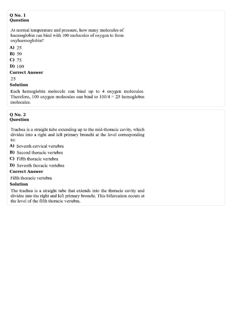 11th Andheri Batch Biology Test Solutions 29-11-25 | PDF