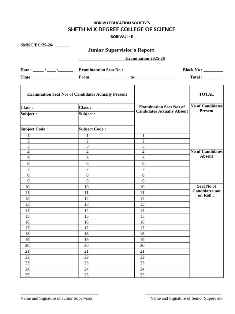 New Supervisor Report 202425 | PDF