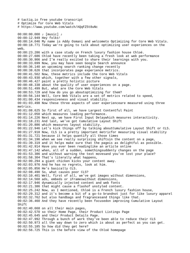 Tactiq Free Transcript AQqFZ5t8uNc | PDF | Page Layout | World Wide Web