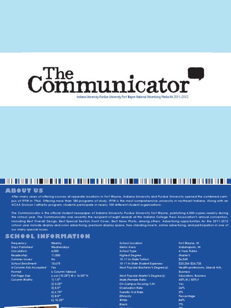 Indiana University-Purdue University Fort Wayne National Advertising ...