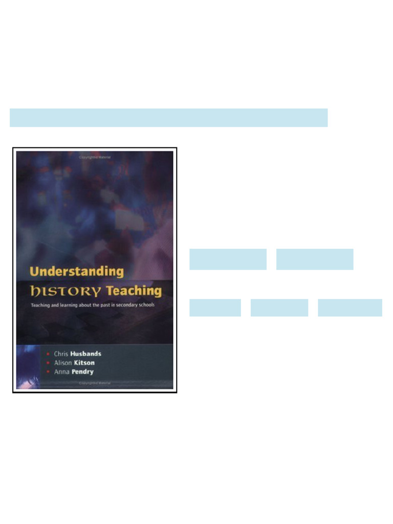Understanding History Teaching Husbands - ebook and textbook resources ...