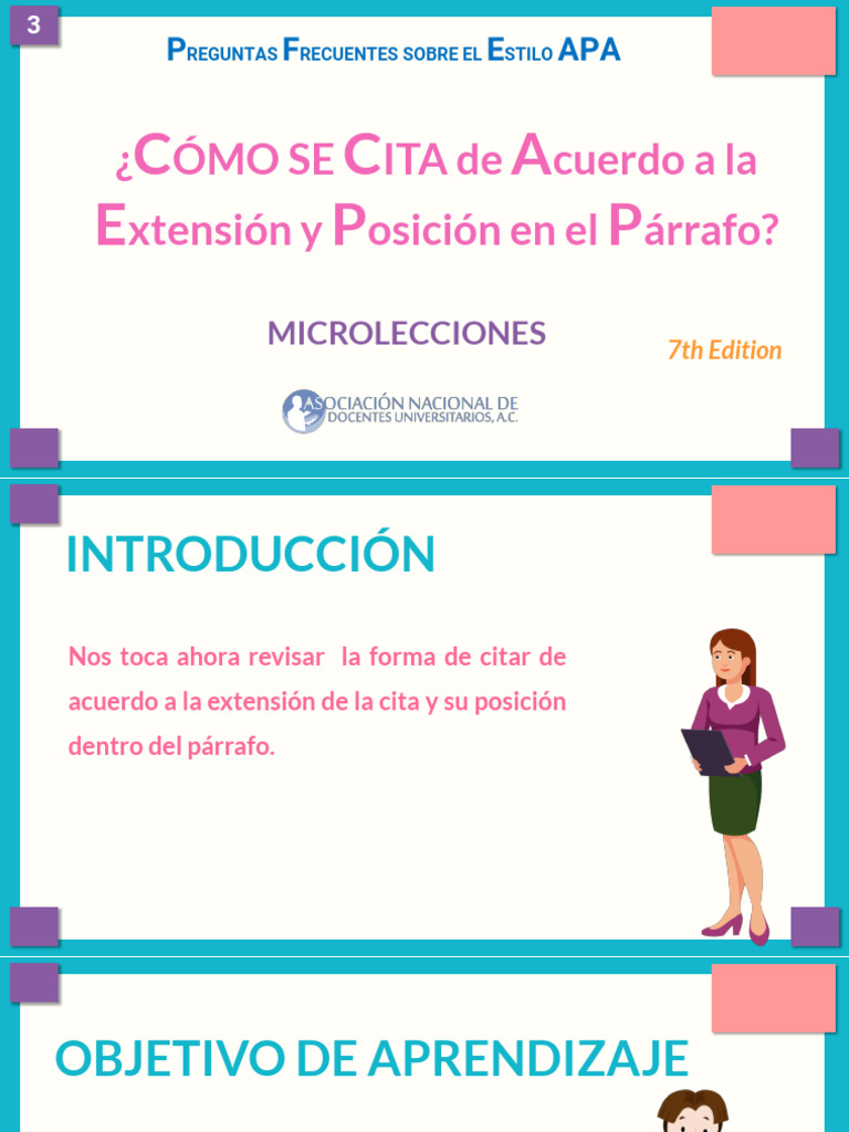 Estilo Apa Citas Extension Posicion en Parrafo | PDF | Estilo apa ...