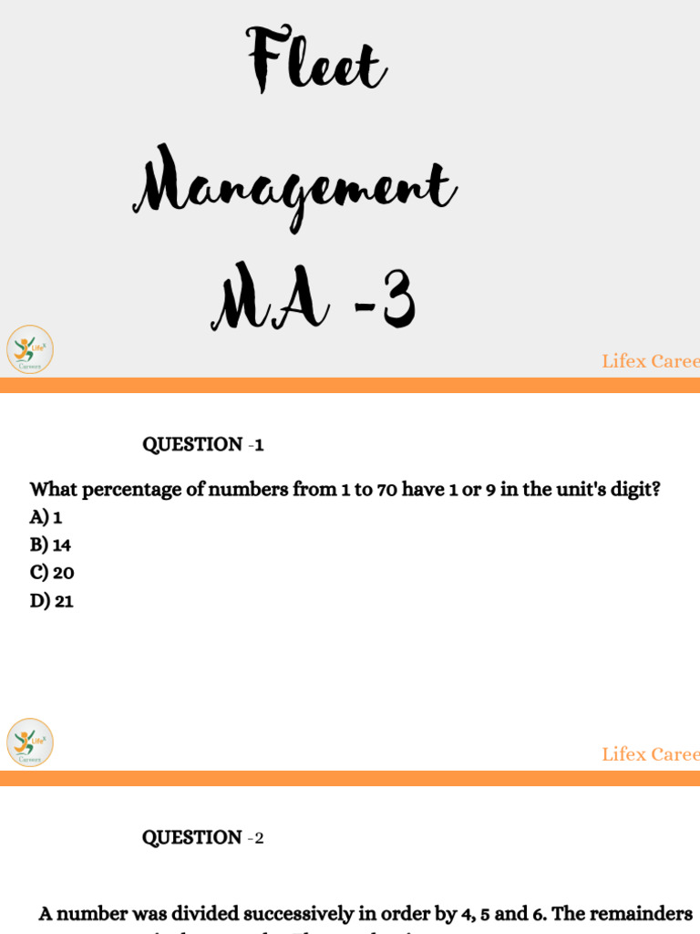 Lifex Caree: Math and Logic Questions | PDF | Earth Sciences