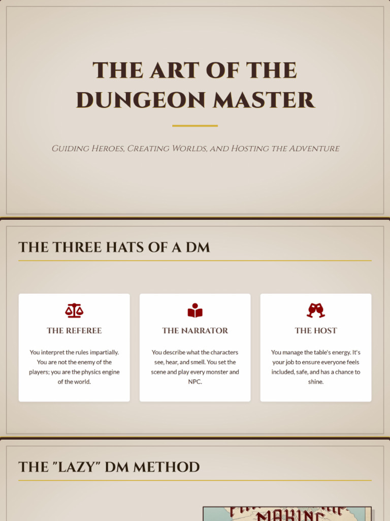 How to Dungeon Master | PDF