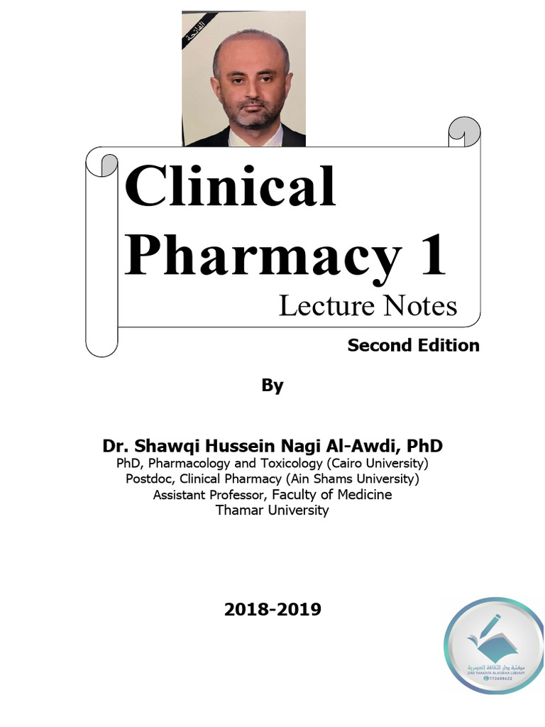 Clinical Pharmacy Lecture Notes 2018-2019 | PDF | Coronary Artery ...