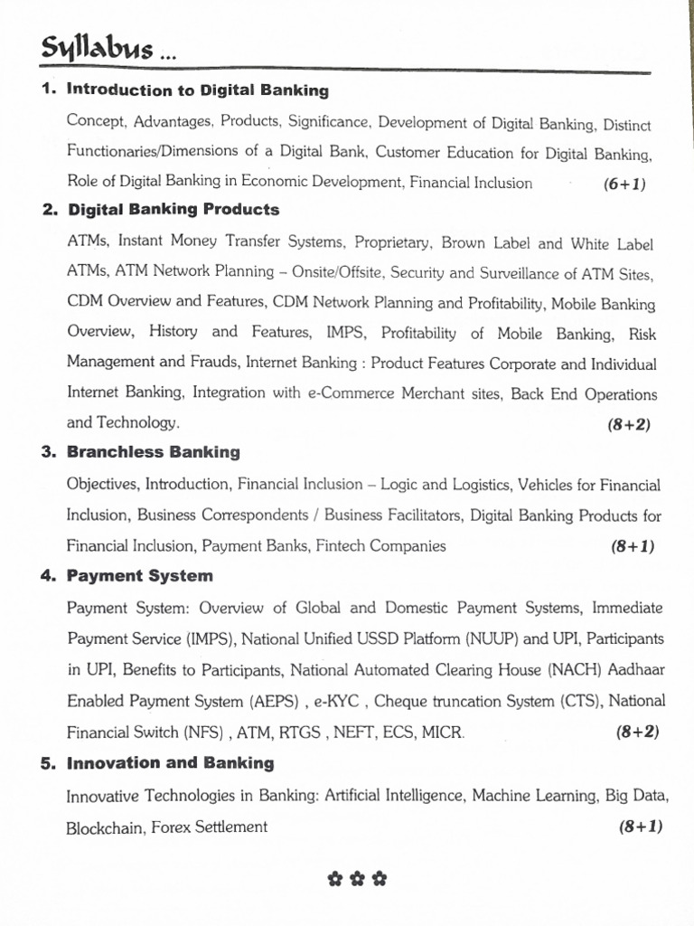 Digital Banking Notes | PDF