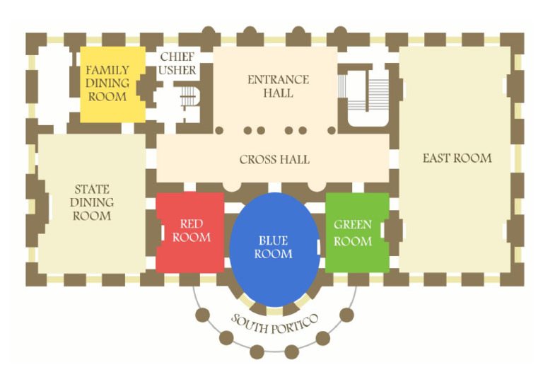 White House First Floor Map | PDF
