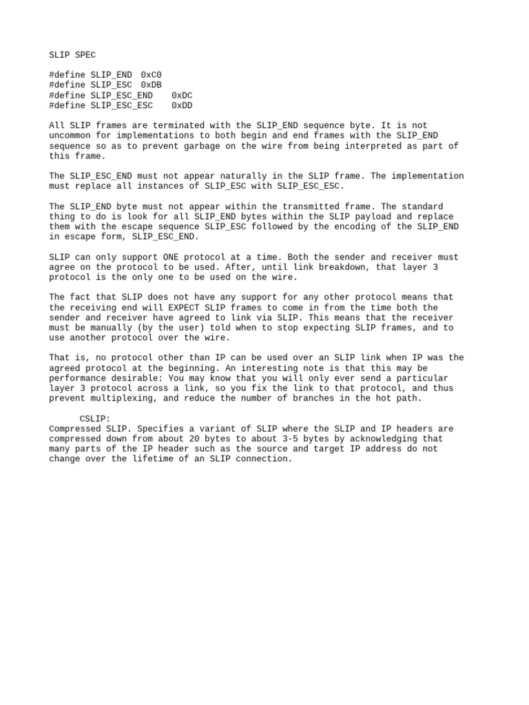 Slip and Cslip | PDF