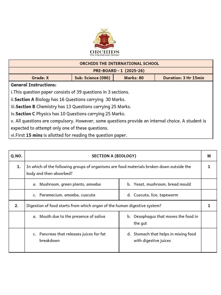Grade 10 Science PB1 2025 OIS | PDF | Refractive Index | Sodium Carbonate