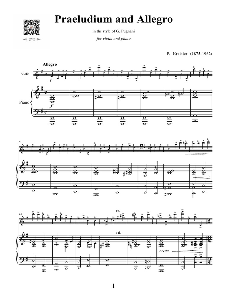 1730181905385-Praeludium and Allegro | PDF | Compositions For Piano ...