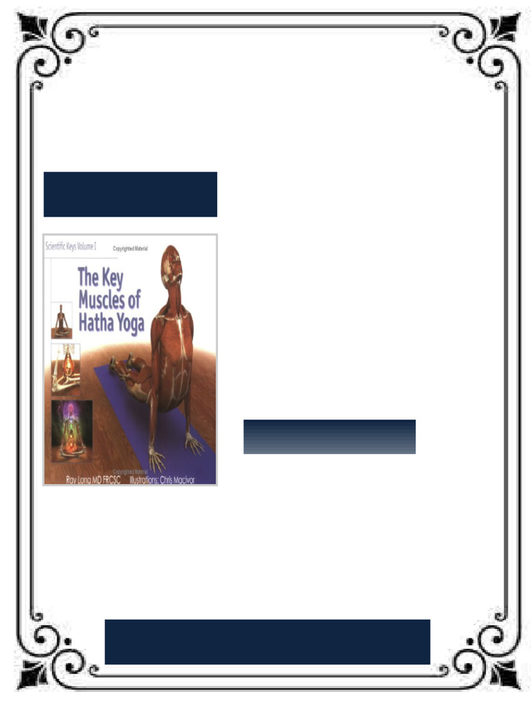 The Key Muscles of Hatha Yoga Scientific Keys Volume 1 1st Edition Ray ...
